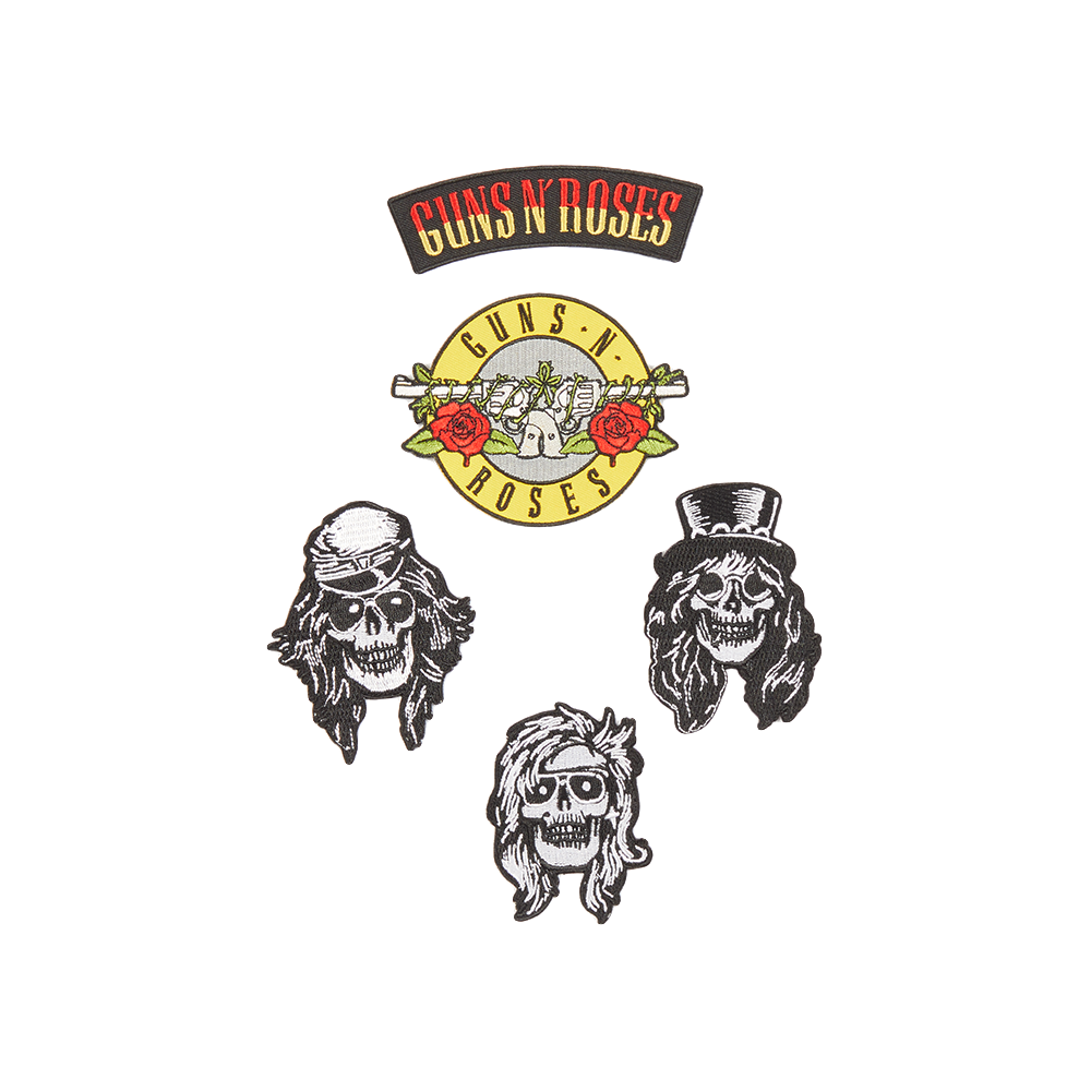 Set of 5 Patches - Guns N' Roses Official Store