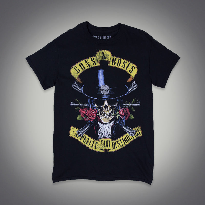 Skull And Roses Tee - Guns N' Roses Official Store