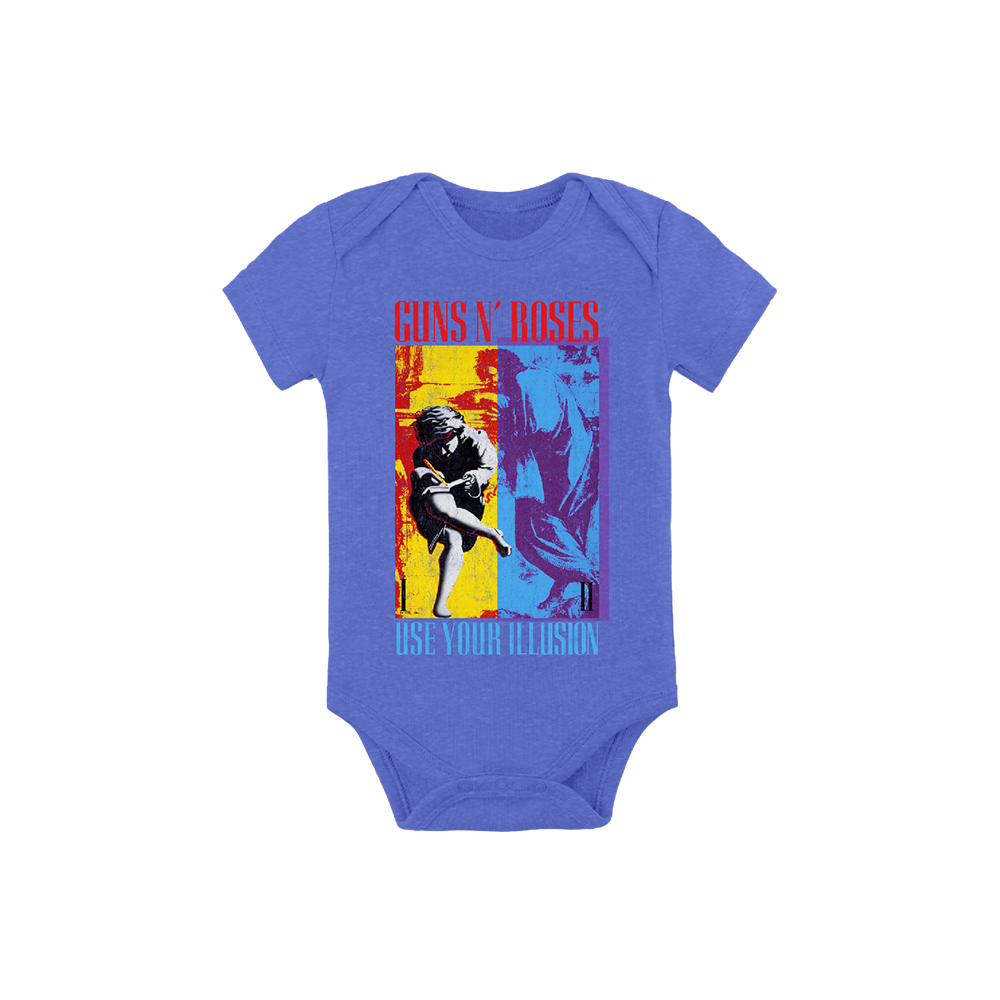 Use Your Illusion Blue Onesie - Guns N' Roses Official Store